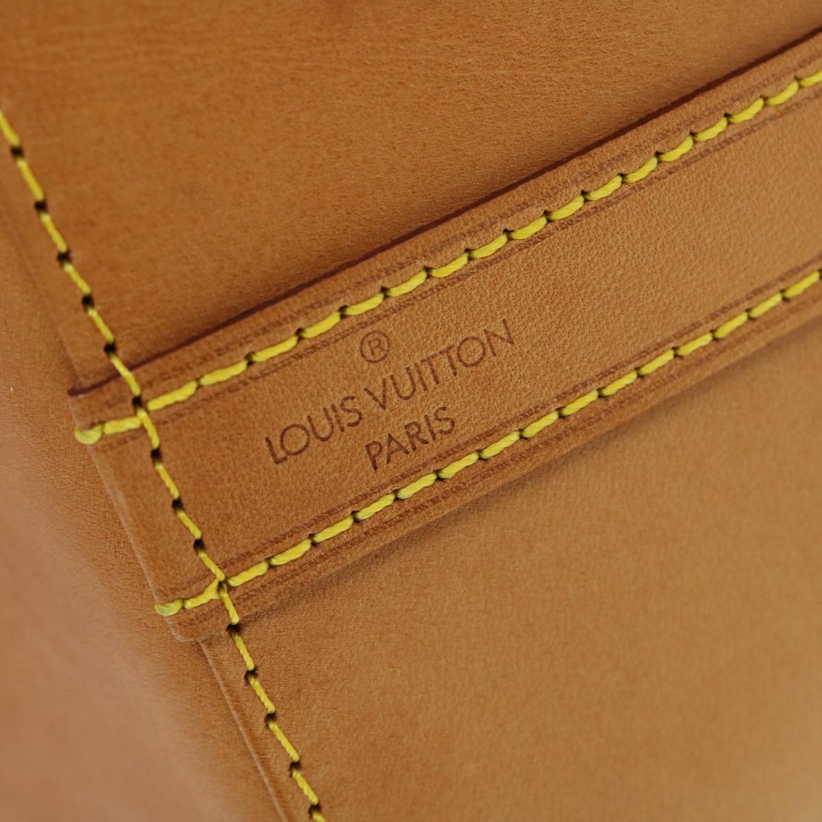 LOUIS VUITTON Nomad Leather Petit Noe Shoulder Bag Beige LOUIS VUITTON Nomad Leather Petit Noe Shoulder Bag Beige