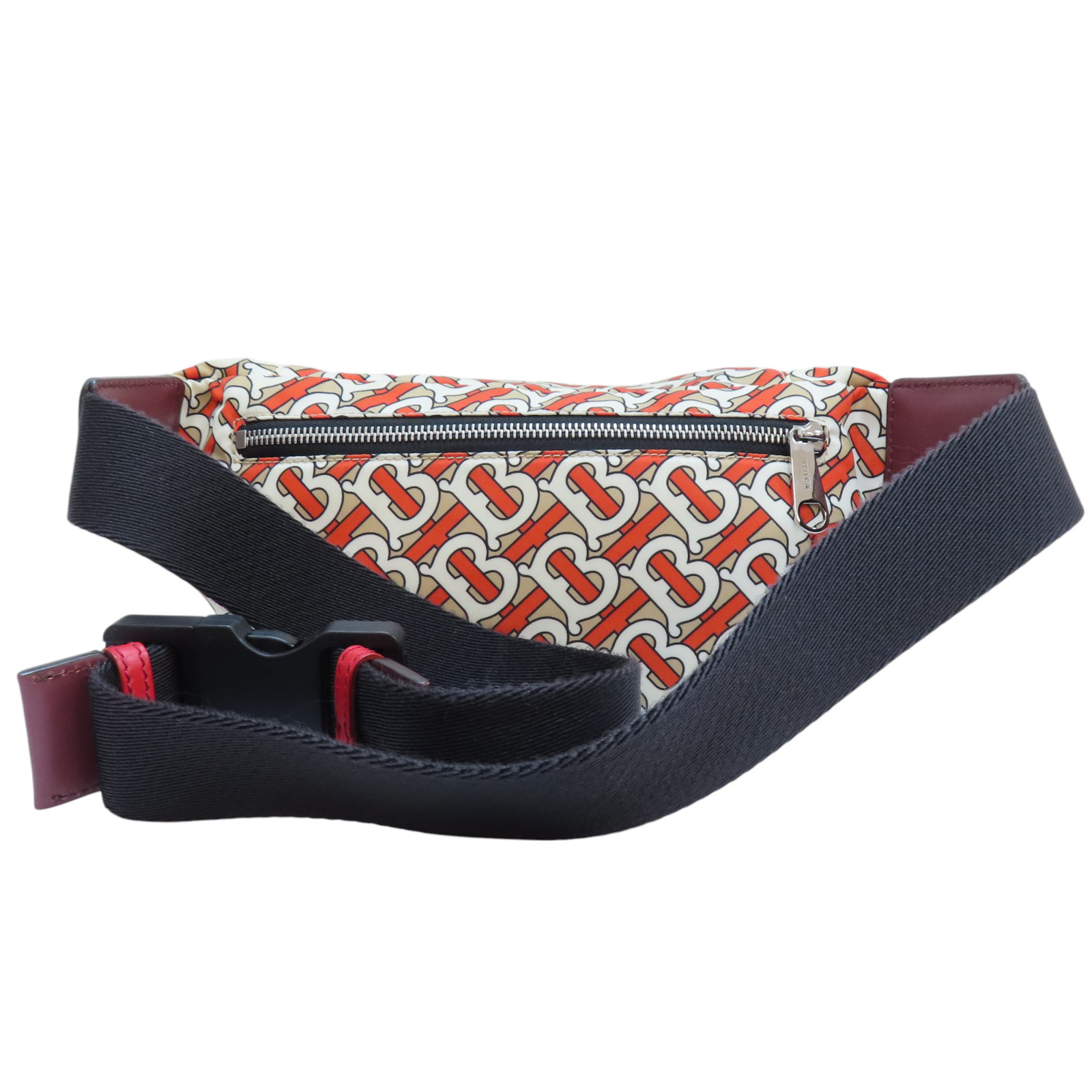 BURBERRY TB Logo Waist Belt Bag Nylon Orange | eBay BURBERRY TB Logo Waist Belt Bag Nylon Orange | eBay