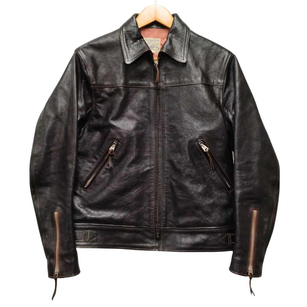 Toys McCoy BECK Horsehide Single Riders Leather Jacket black Toys McCoy BECK Horsehide Single Riders Leather Jacket black