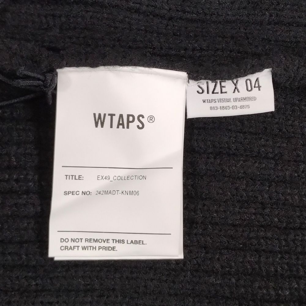 WTAPS 24AW DECK/SWEATER/POLY black 4 Genuine / 36718 | eBay WTAPS 24AW DECK/SWEATER/POLY black 4 Genuine / 36718 | eBay